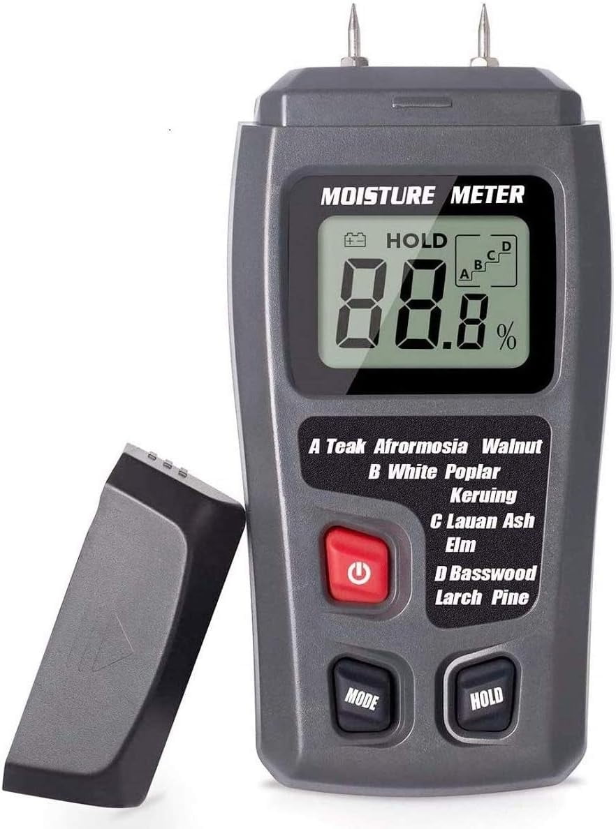 Wood Moisture Meter Digital Timber Humidity Tester Humidity Detector ...