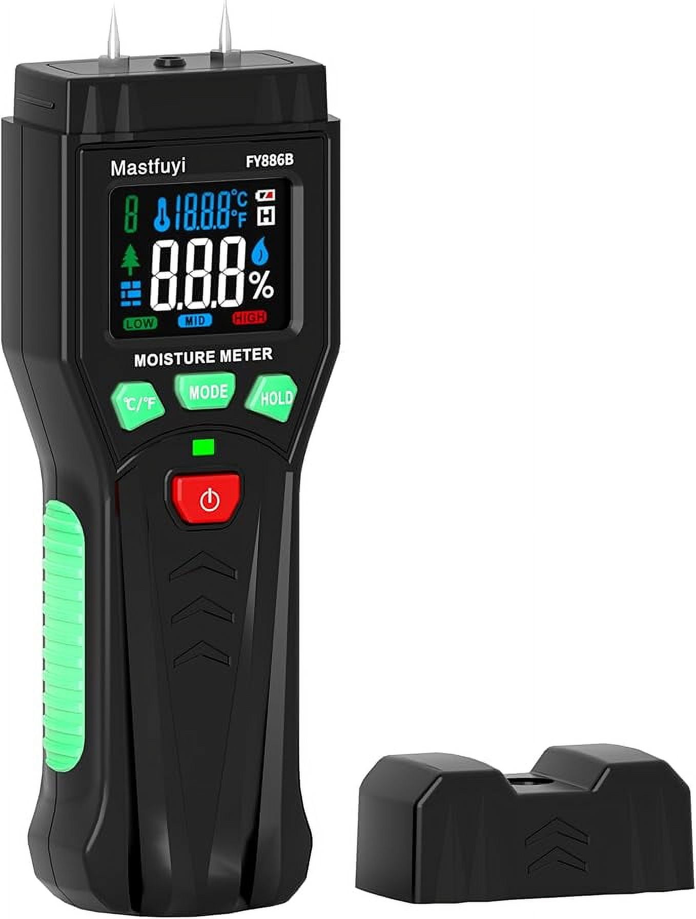 Wood Moisture Meter, Firewood Moisture Tester, Drywall Moisture ...