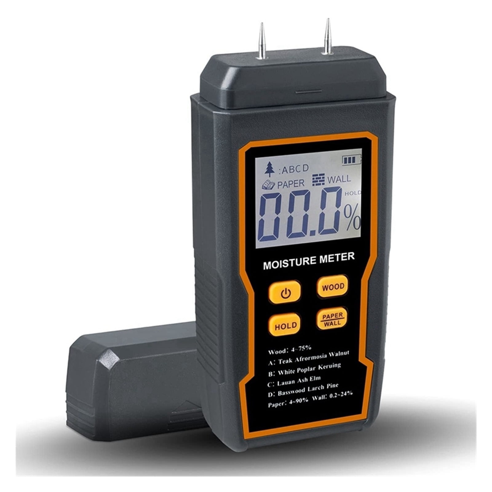 Wood Moisture Meter Humidity Detector Handheld Needle Moisture Detector ...
