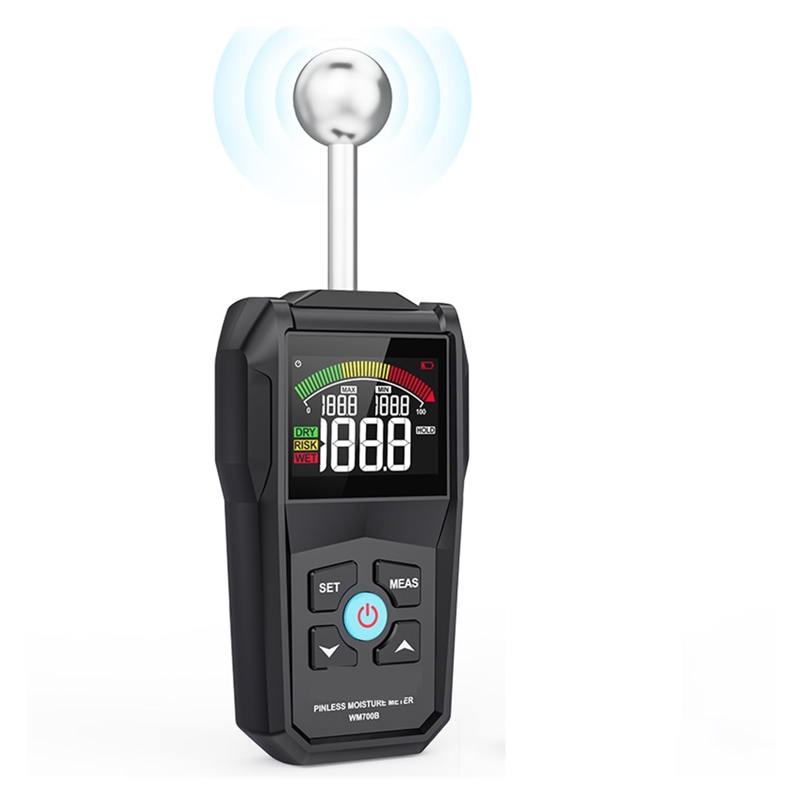 Wood Moisture Meter Non-destructive Spherical Hygrometer Non-contact ...