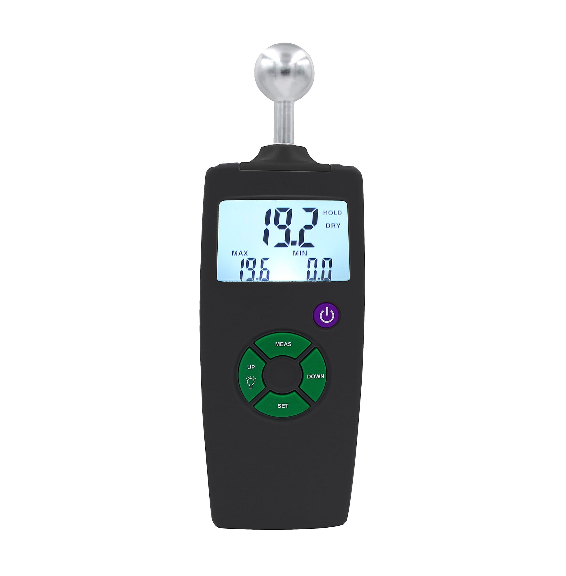 Wood Moisture Meter Water Leak Detector, Moisture Tester, Backlit LCD ...