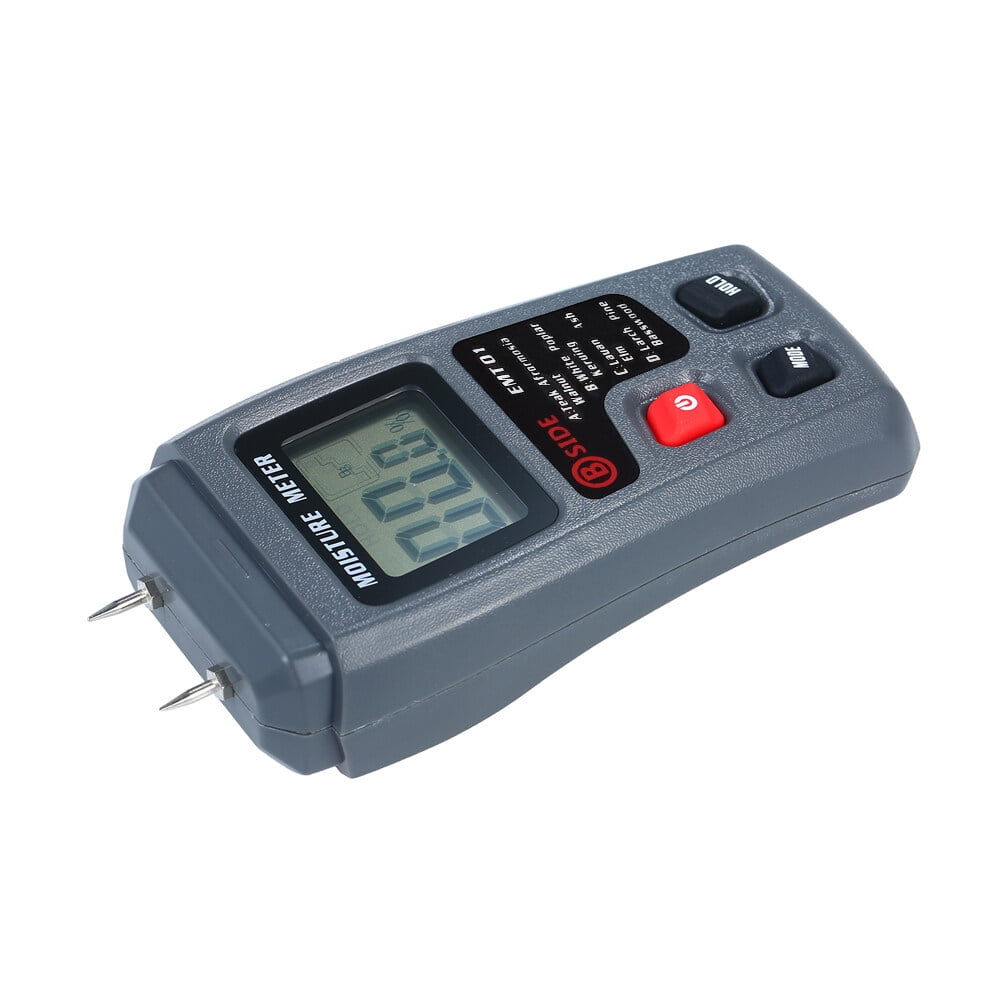 Wood Moisture Test Moisture Meter 4 Modes Portable Hygrometer Pin Type ...