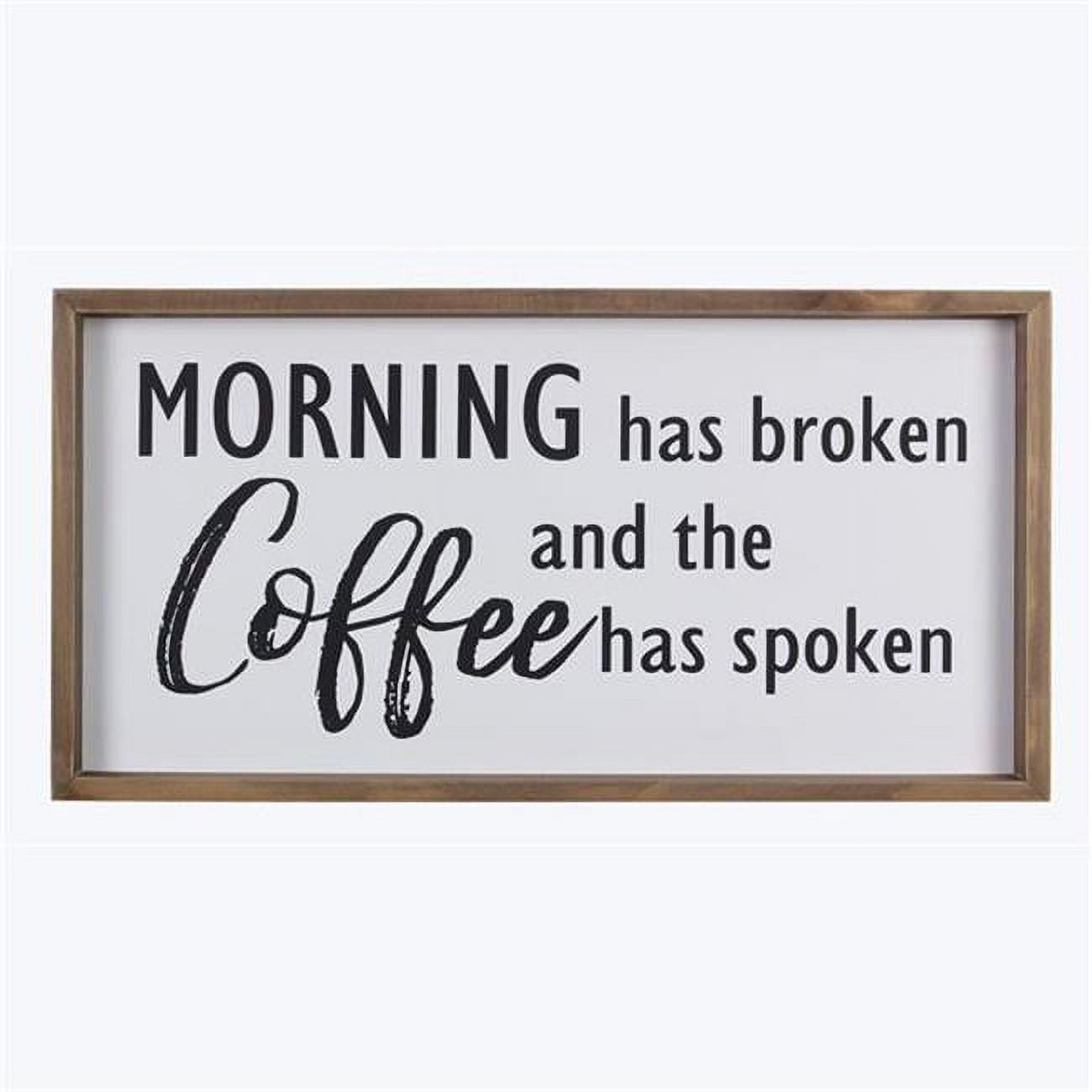 Wood Morning Coffee Wall Sign - Walmart.com