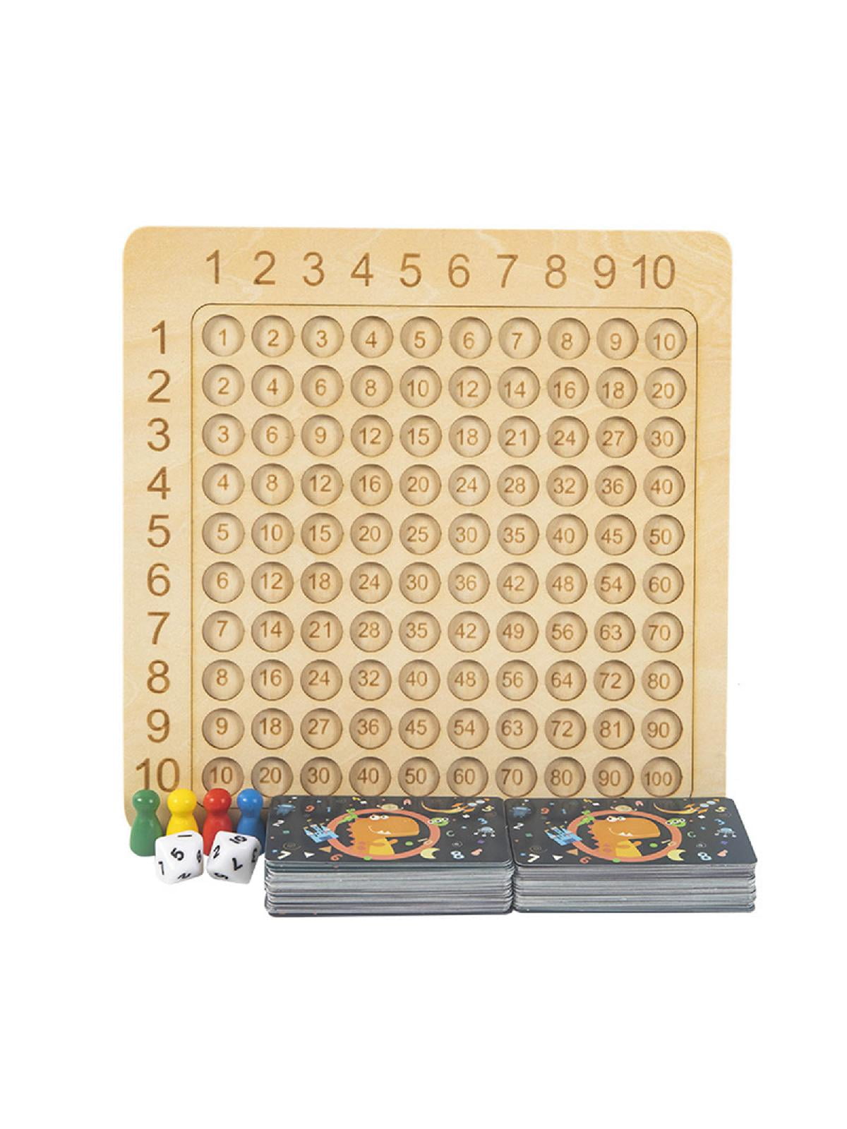 Wood Multiplication Operation Rule Learning Puzzle Board Class Activity ...