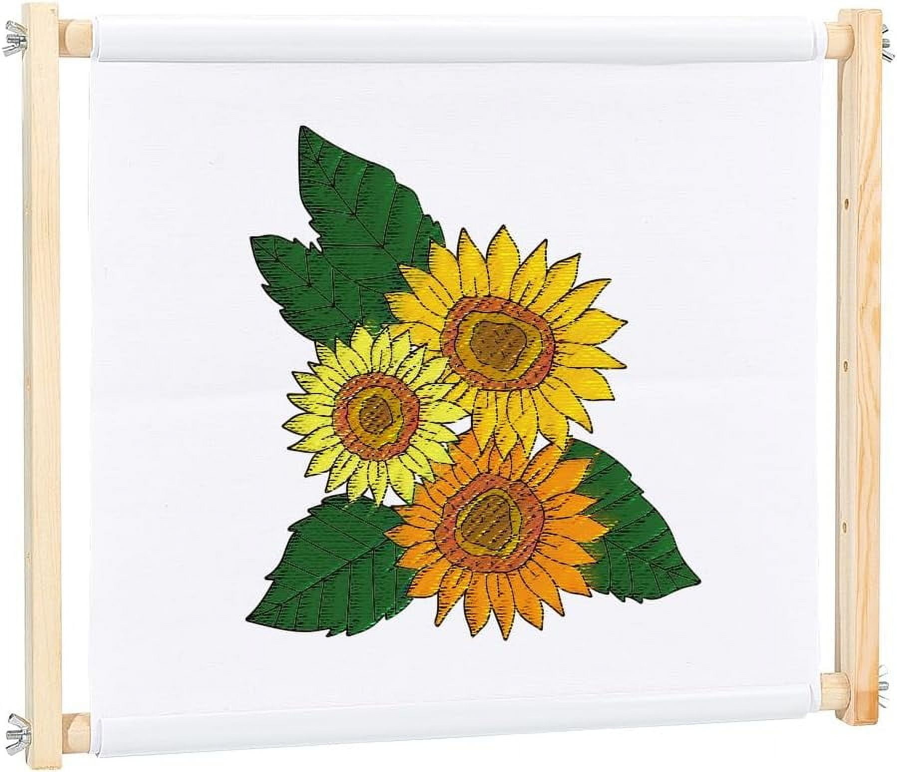 Wood Needlework Frame 17.3x13.8" Rectangle Cross Stitch Frame ...