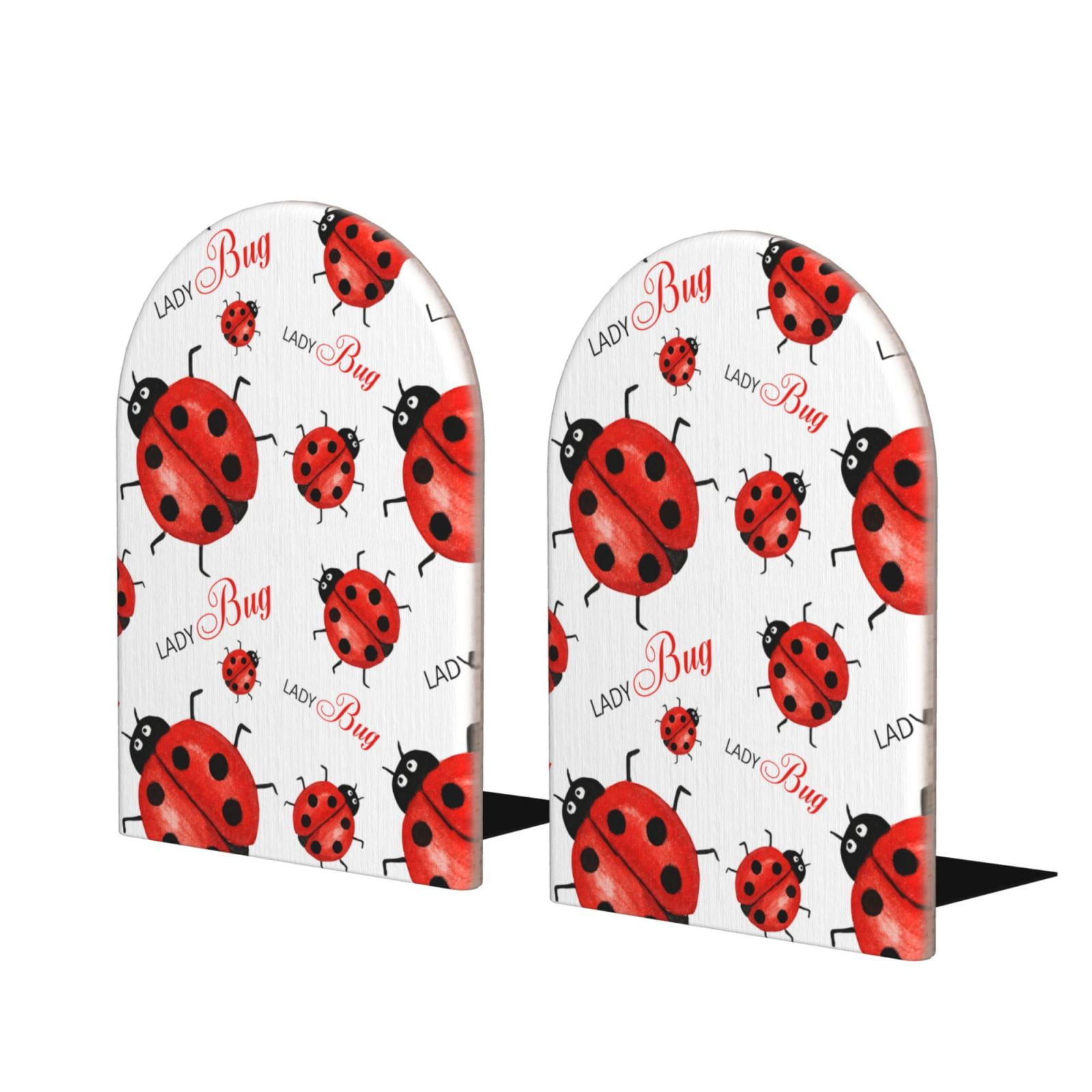 Wood Non-Skid Bookend For Shelves Heavy Duty Book Stand For Cds ...