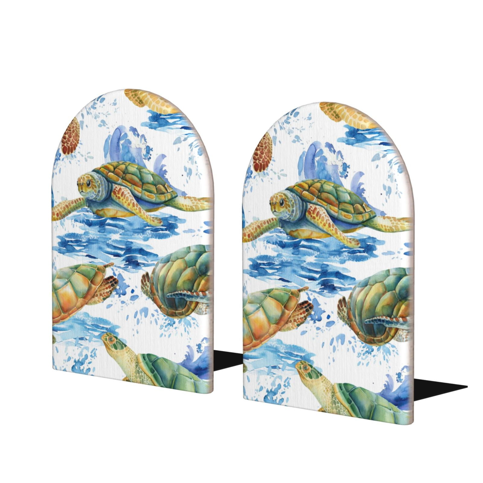 Wood Non-Skid Bookend For Shelves Heavy Duty Book Stand For Cds ...