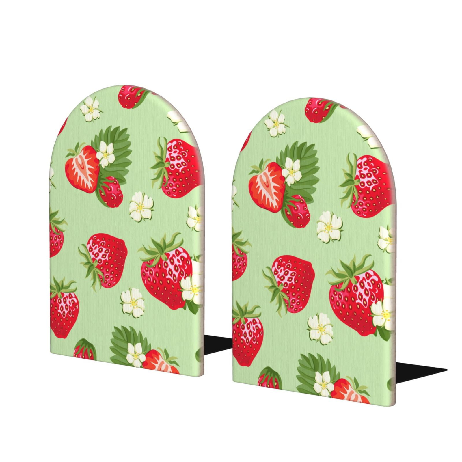 Wood Non-Skid Bookend For Shelves Heavy Duty Book Stand For Cds ...