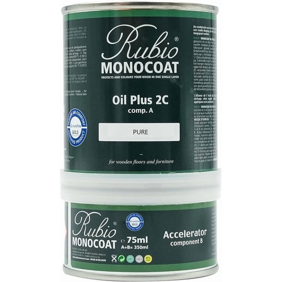 Wood Oil Finish 175 ft² - Pure | Plus 2C Quick-Dry, Eco-Friendly ...