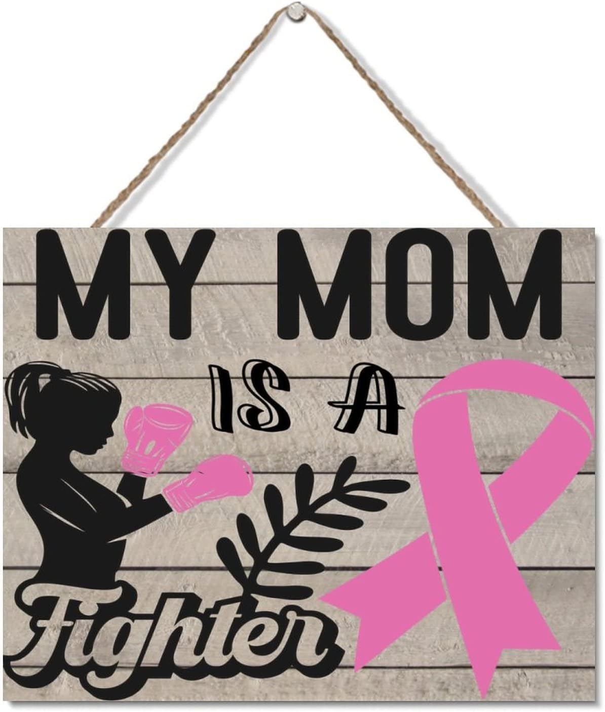 Wood Pallet Plaque Breast Cancer Awareness Pink Hanging Wooden Sign ...