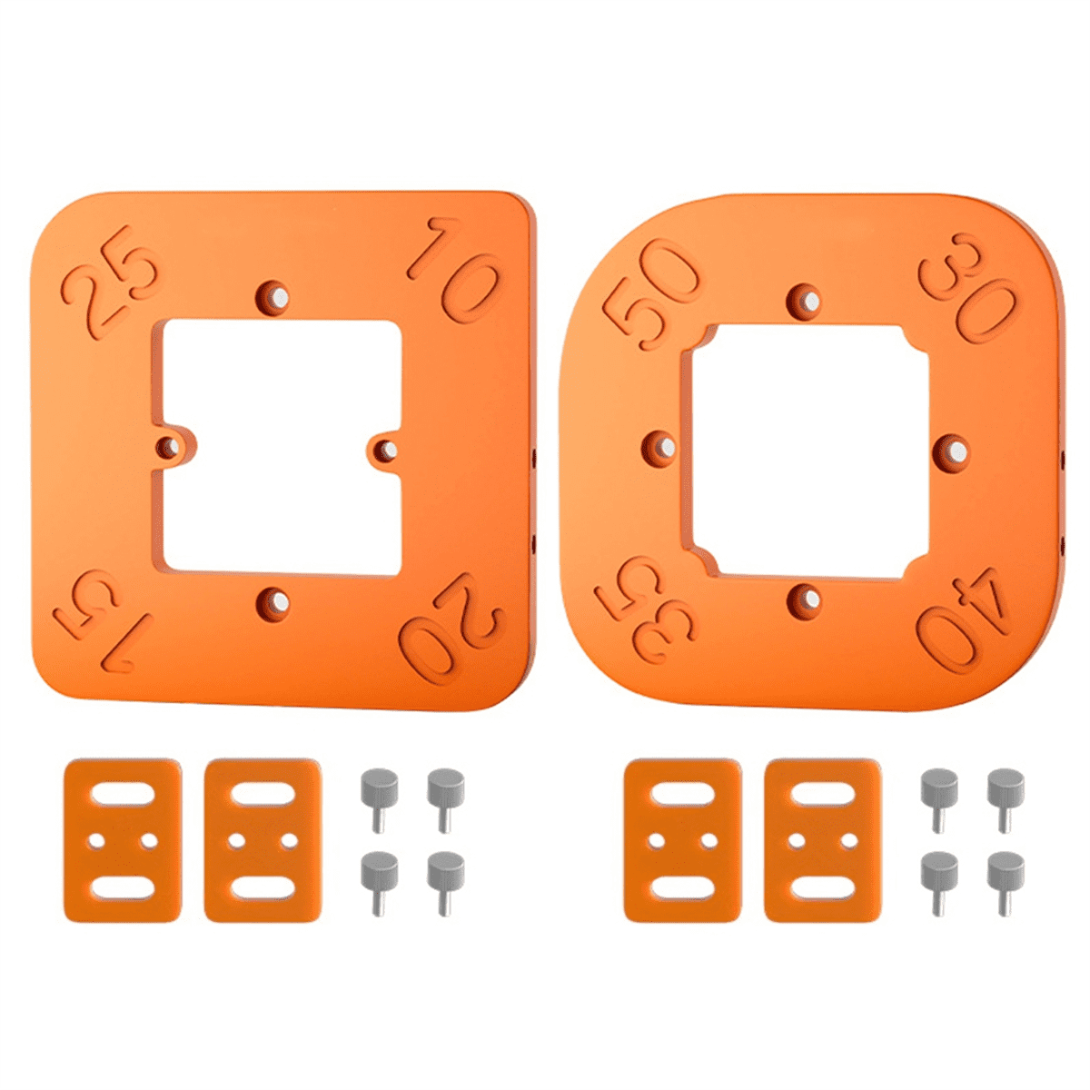 Wood Panel R10-R50 Router Table Bits Jig Arc Angle Corner Template ...