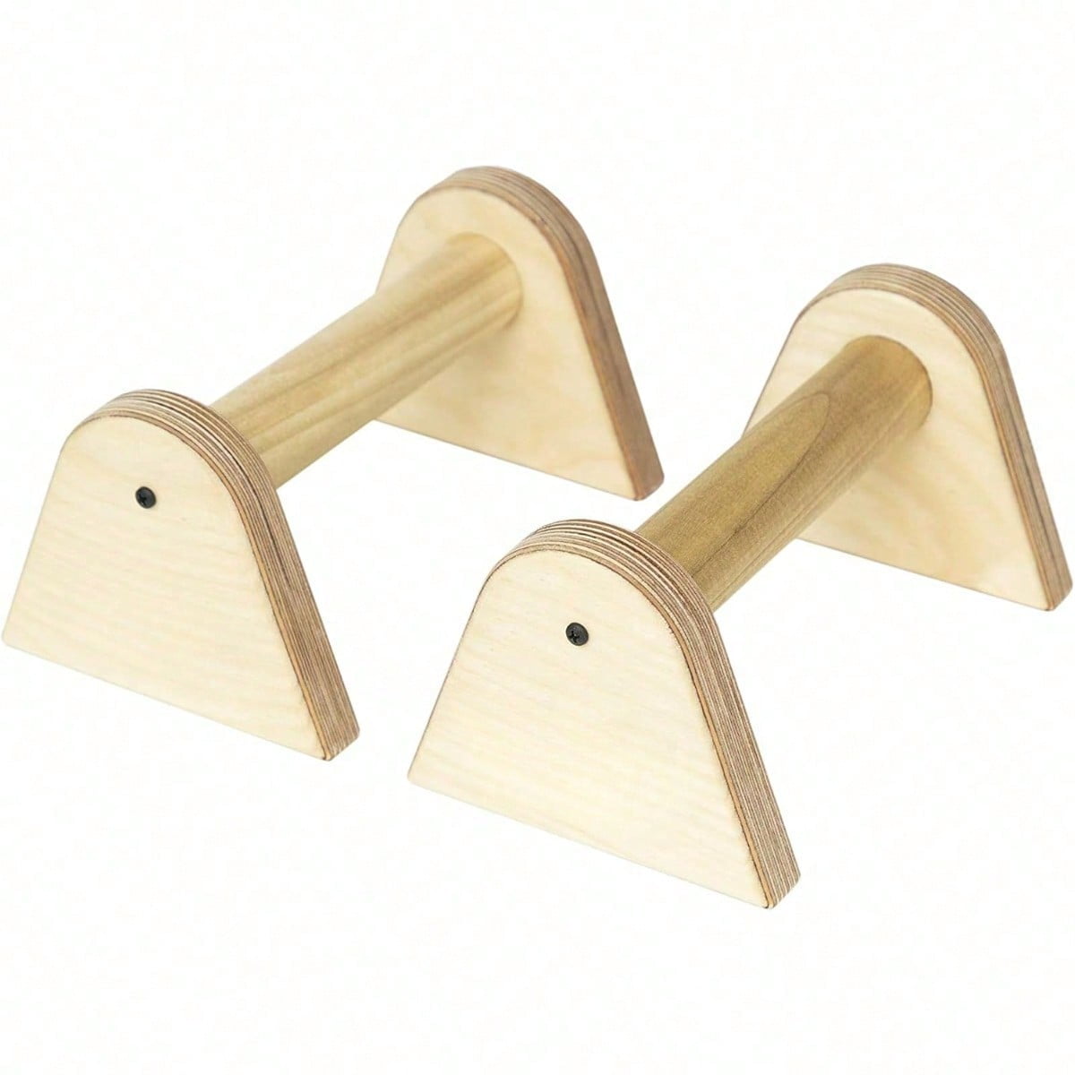 Wood Parallettes Push-up Bar Dip Station for Gymnastics Calisthenics ...