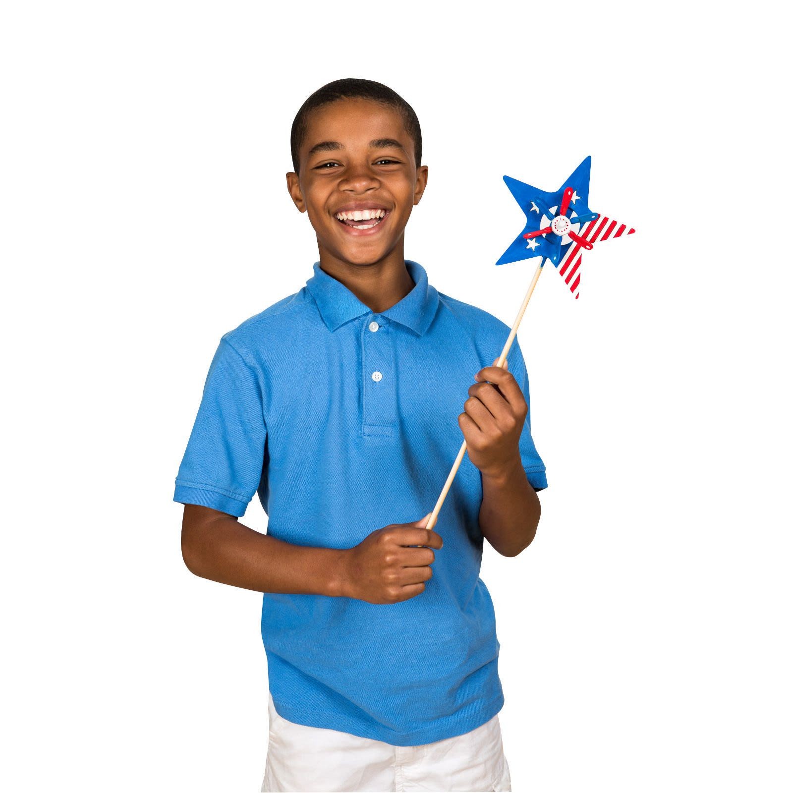 Wood Patriotic Pinwheel Craft Kit (Pack of 12) - Walmart.com