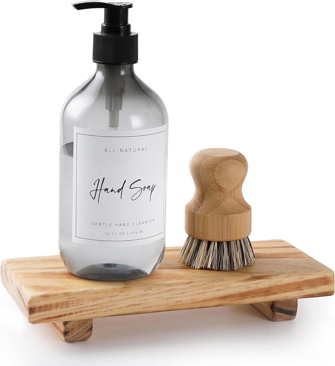 Wood Pedestal Soap Stand, Farmhouse Wood Riser, Soap Dish Holder/Tray ...