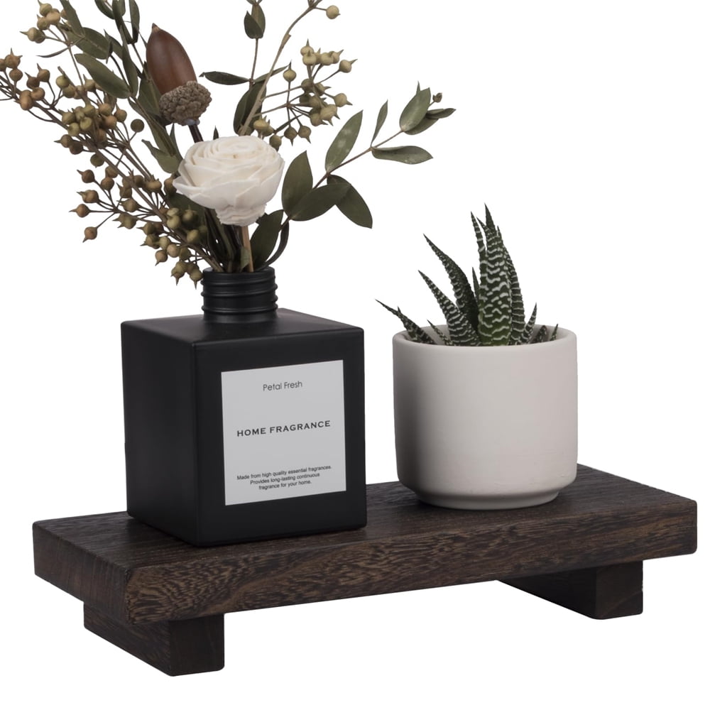 Wood Pedestal Stand Risers for Decor Farmhouse 8.6inch Small Wooden ...