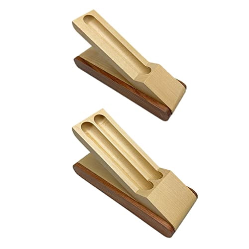Wood Pen Display Box 1/2 Slot Pen Storage Organizer Box Luxury Fountain ...