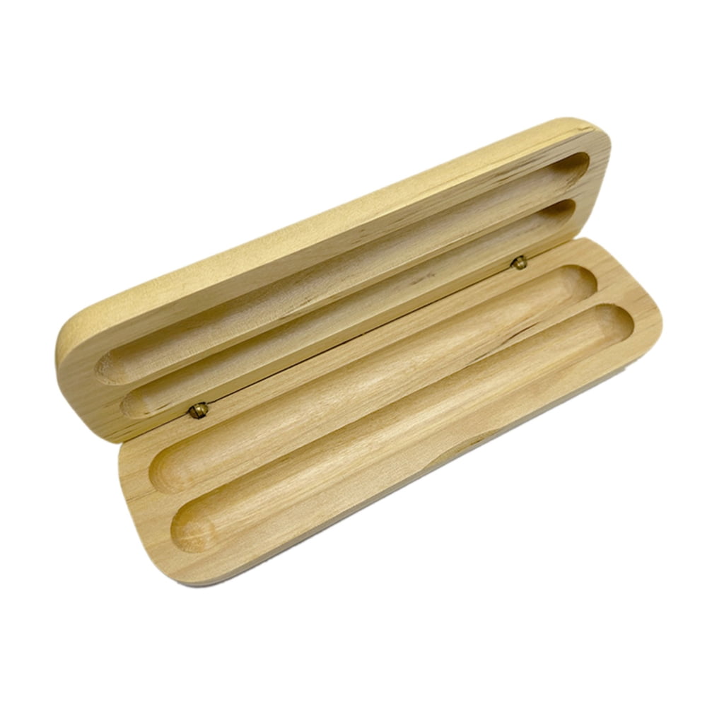Wood Pen Display Box Single/Double Pen Presentation Case Organizer Box ...