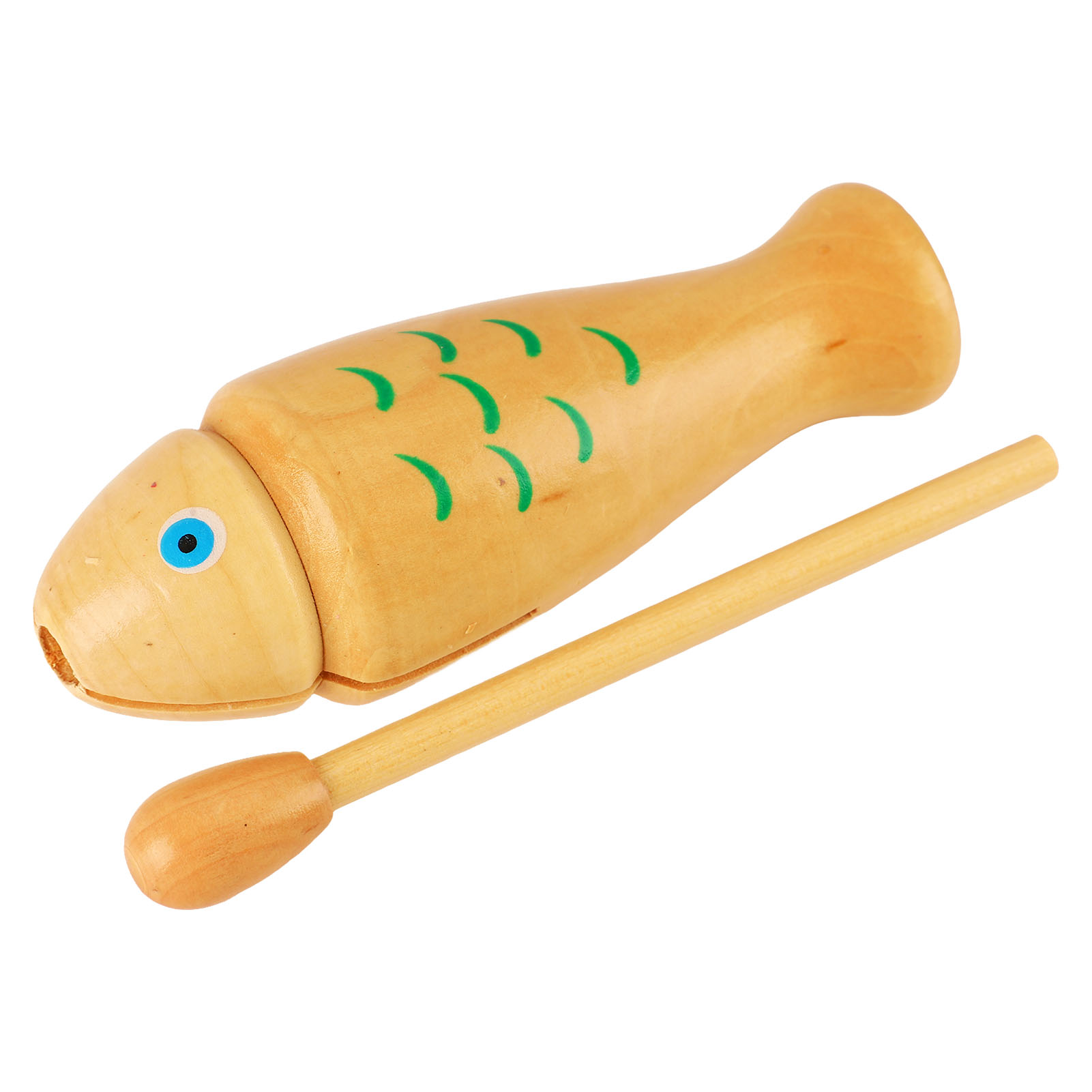 Wood Percussion Instrument Fish Toy Musical Fish Shaped Wooden Hand ...