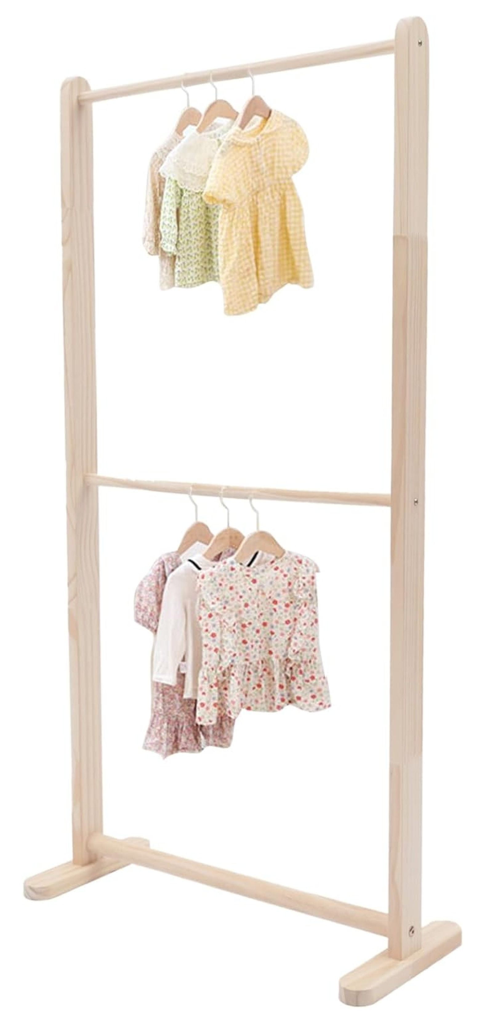 Wood Pet Clothing Display Stand, Dog Clothes Hanger Rack, Pet Closet ...