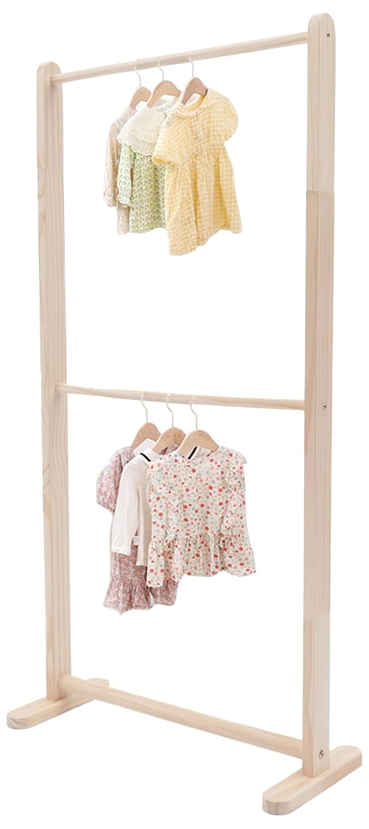 Wood Pet Clothing Display Stand, Dog Clothes Hanger Rack, Pet Closet ...