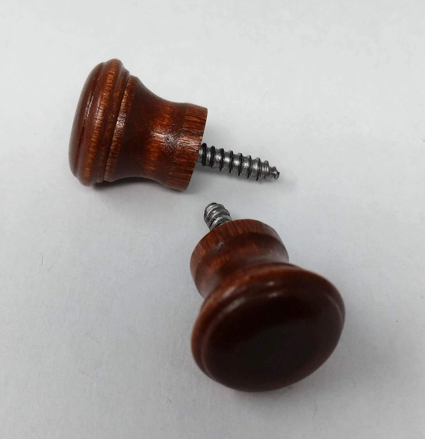 Wood Piano Desk Knobs Brown Mahogany 3/4" for Piano Desk/Fallboard/Key ...