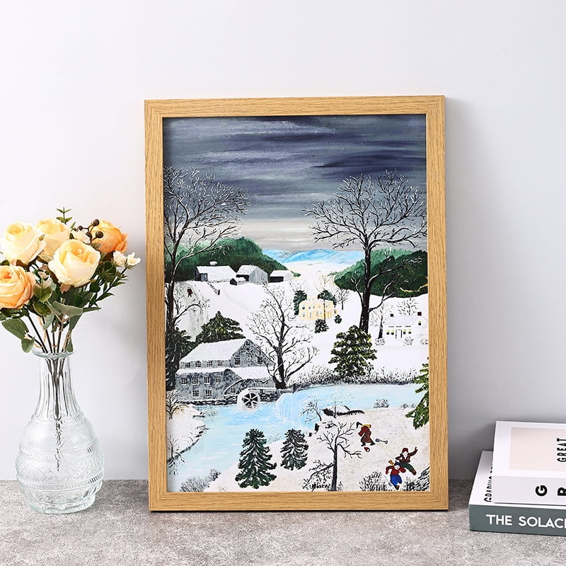 Wood Picture Frame - Modern Art Display - Lightweight Gallery Wall ...