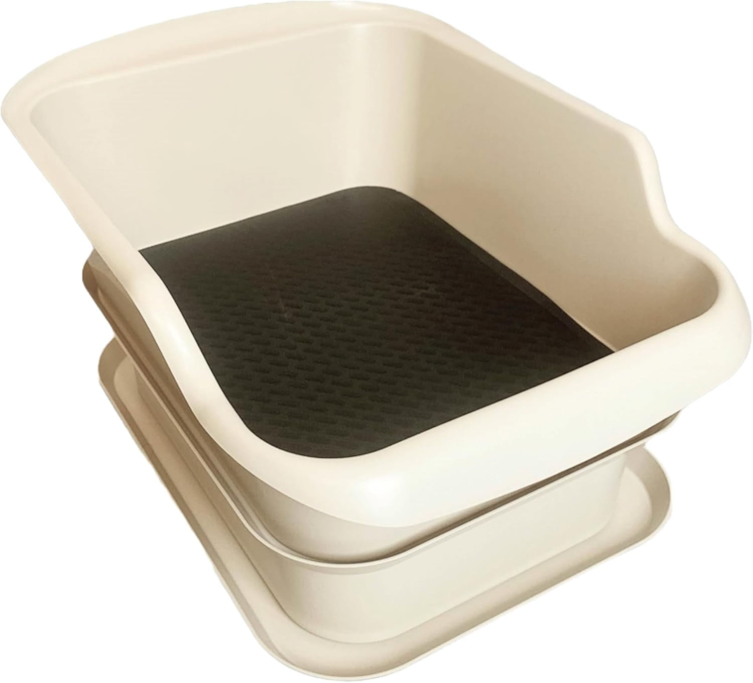 Wood & Pine Pellet Cat Sifting Litter Box System - Sifter Pan with ...