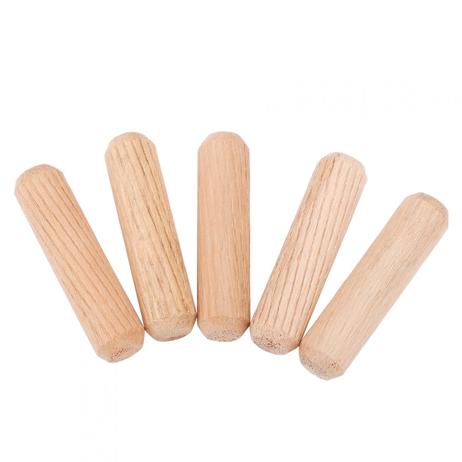 Wood Pins, 100pcs/Set Wood Dowel Pins Cross Grain DIY Wood Pins ...