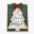 Wood Plaid Christmas Tree Wall Sign - Walmart.com