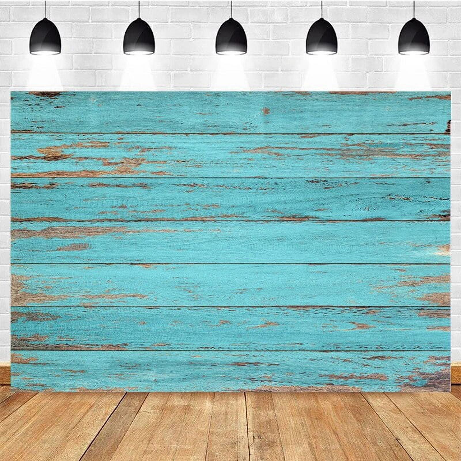Wood Plank Theme Background Blue Texture Plank Photo Decoration Baby Shower Photography Backdrop ...
