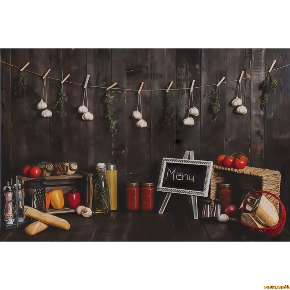 Wood Planks Kitch Donut Bread Backdrop Baking Bread Food Cake Portrait ...