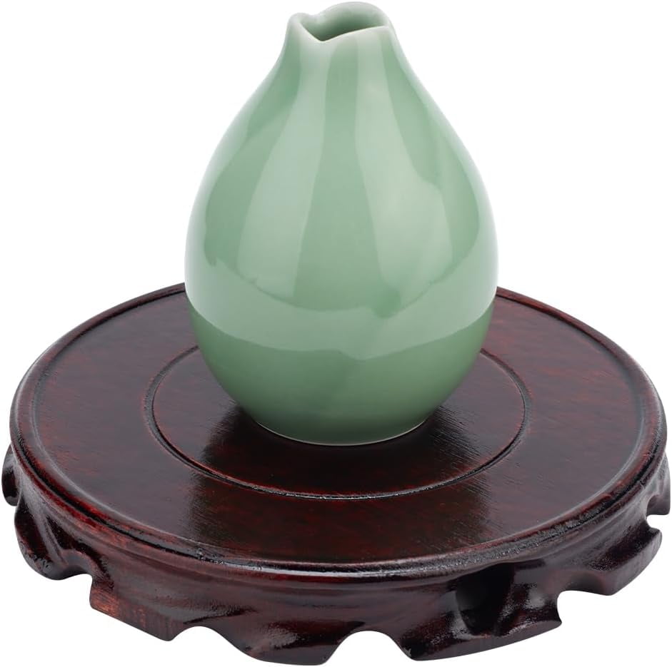 Wood Plant Flower Pot Base Buddha Statue Display Pedestals for Home ...