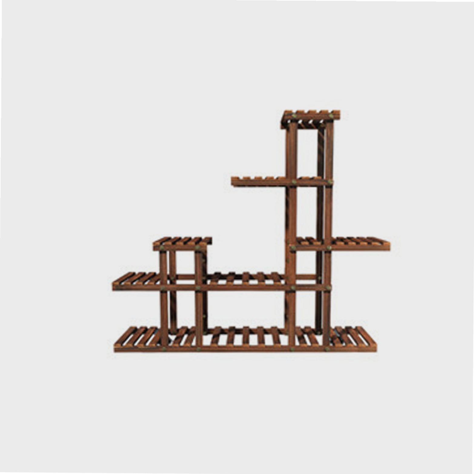 Wood Plant Stand, Plant Display Multi Tier Flower Shelves Stands ...