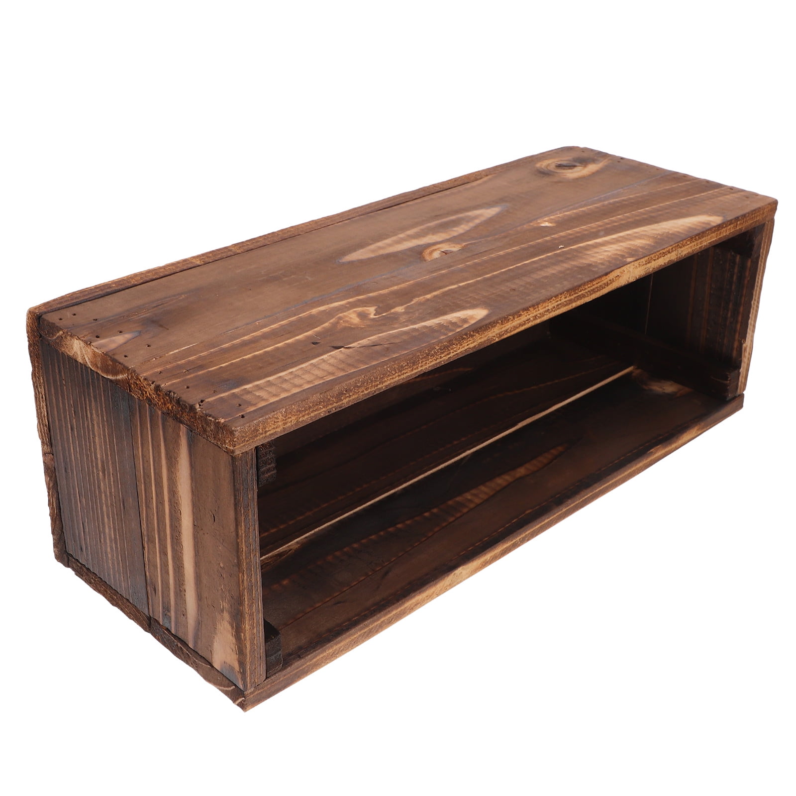 Wood Planter Box Rectangle Wooden Rectangular Planter Decorative Rustic ...