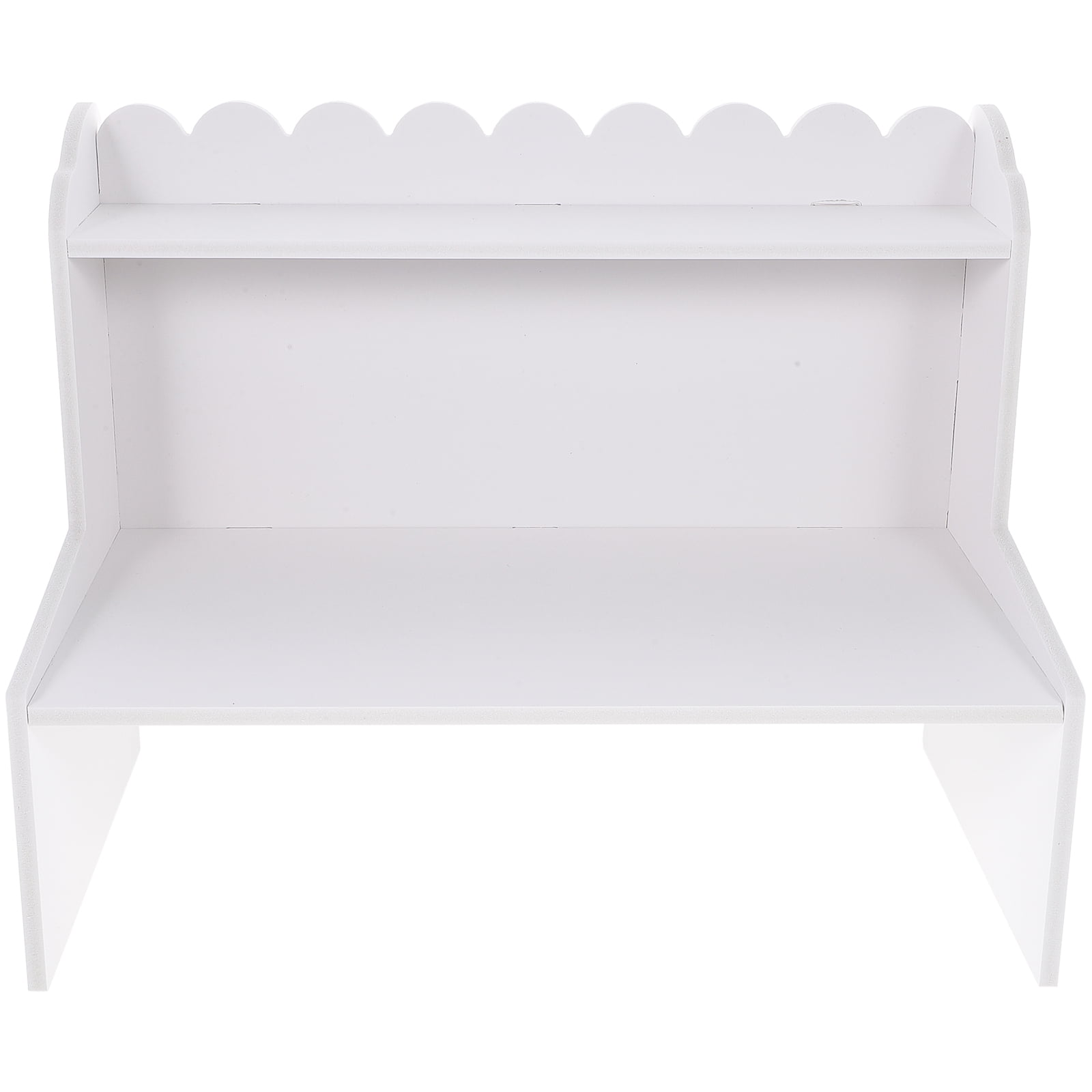 Wood-Plastic Plate Storage Rack Desktop Container Multi-layer Shelves ...