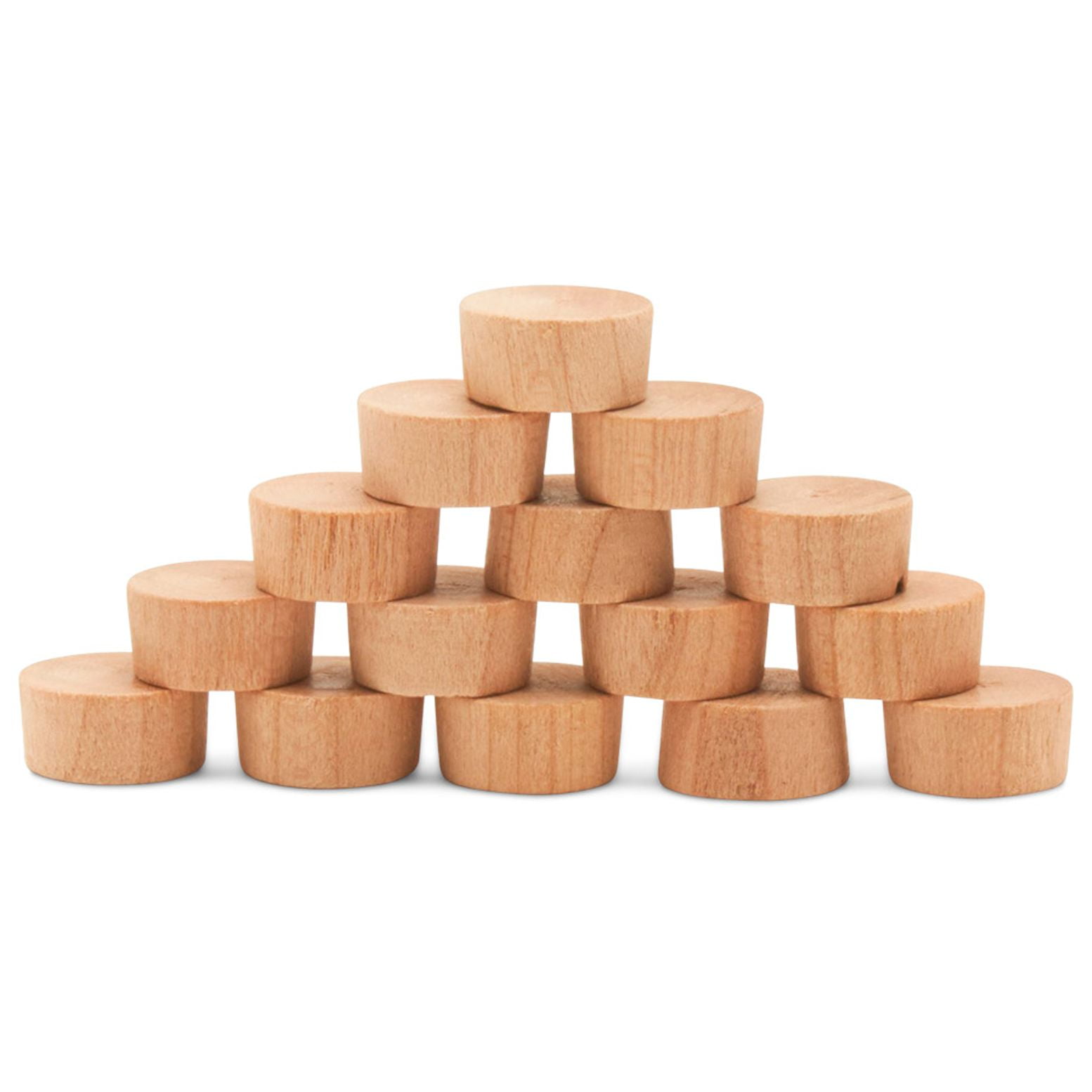 Wood Plugs for Furniture, 1/2 inch Cherry Wood Flat-Head Plug, Wood ...