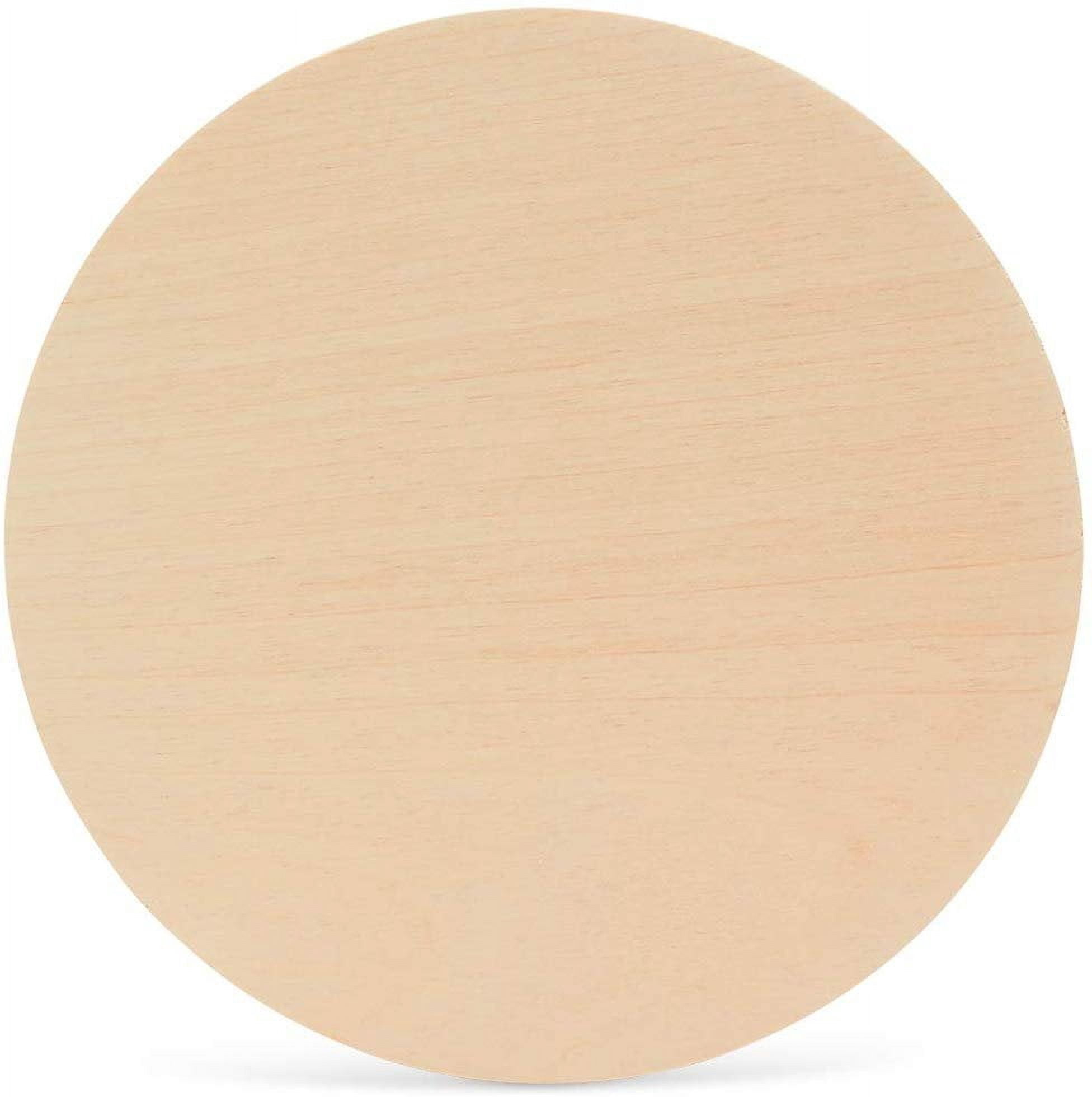 Wood Plywood Circles 16 inch 1/4 Inch Thick Round Wood Cutouts Pack of ...