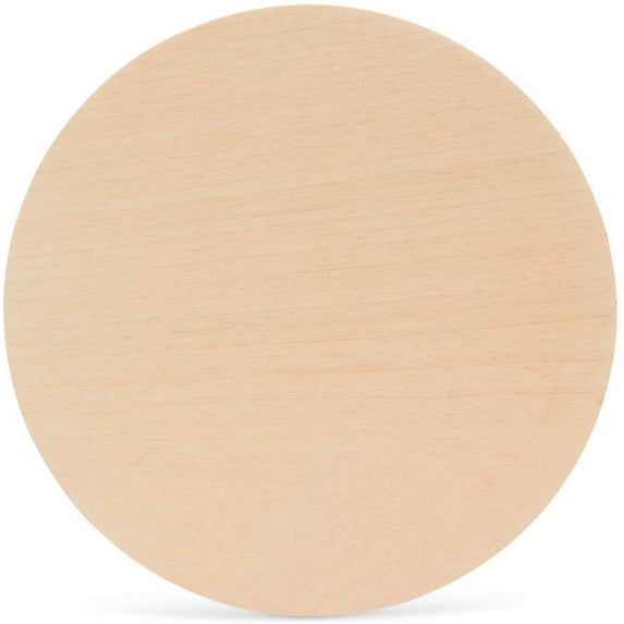 Wood Plywood Circles 16 inch 1/4 Inch Thick Round Wood Cutouts Pack of ...