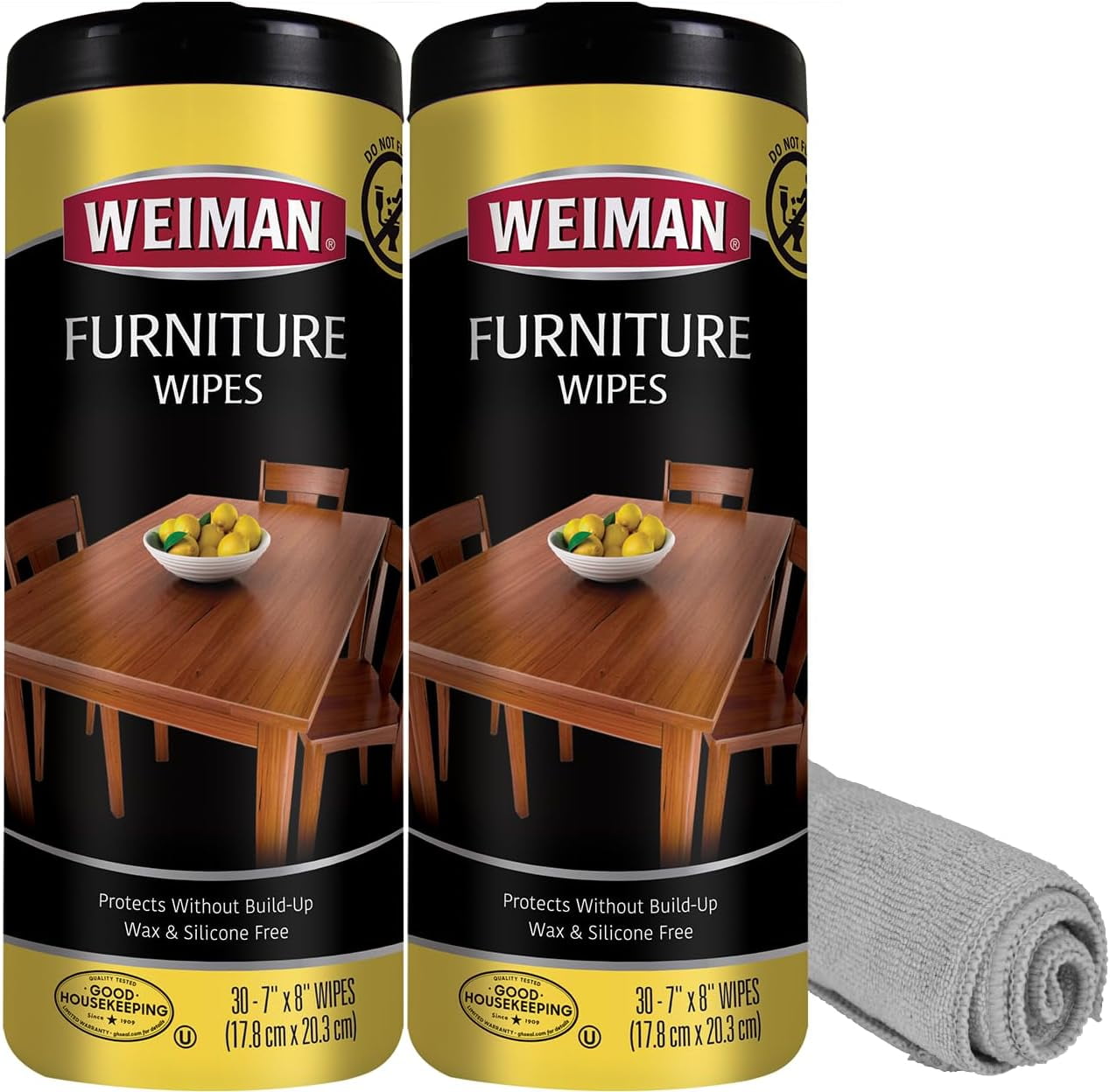 Wood Polish and Cleaning Wipes, For Furniture Cleaner, Protect from ...
