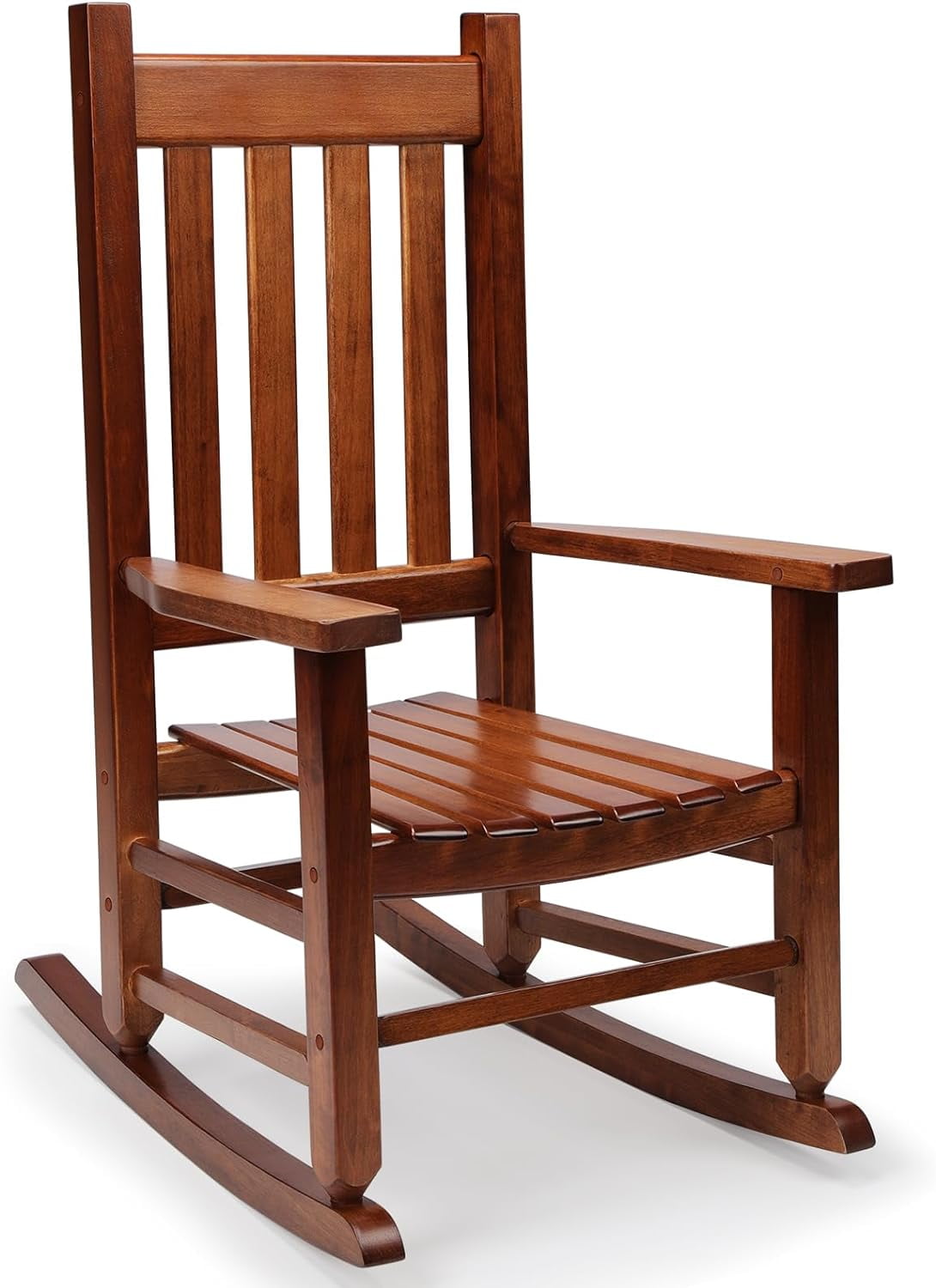 Wood Porch Rocker - Perfect for Indoor or Outdoor All Weather Porch ...