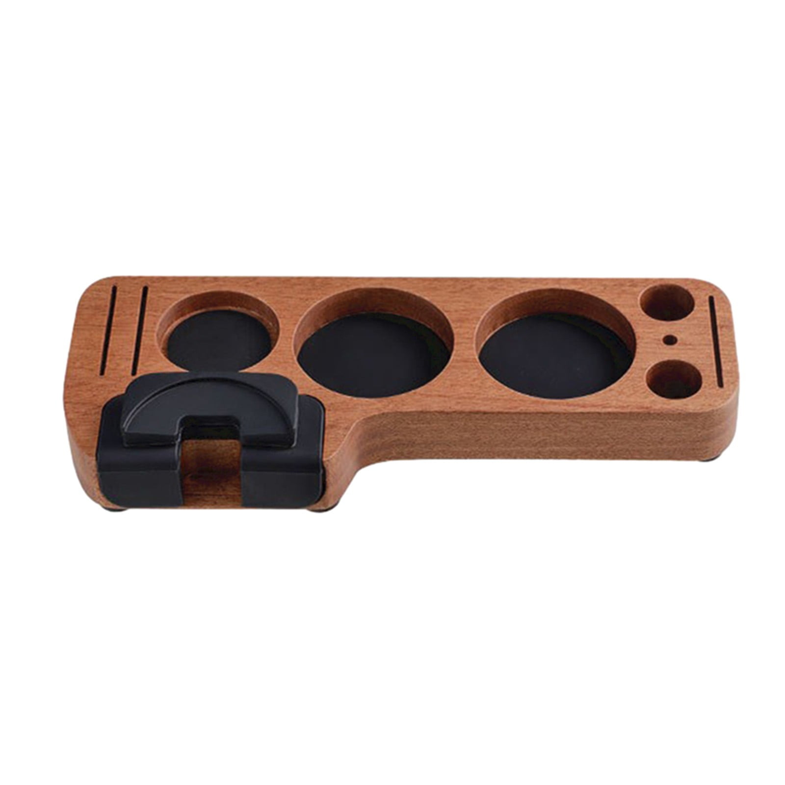 Wood Portafilter Holder Tamper Stand Distributor Organizer Coffee Tool ...