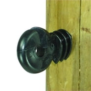 Zareba Black Plastic Roller Insulator for Wood Posts – 10 Pack ...