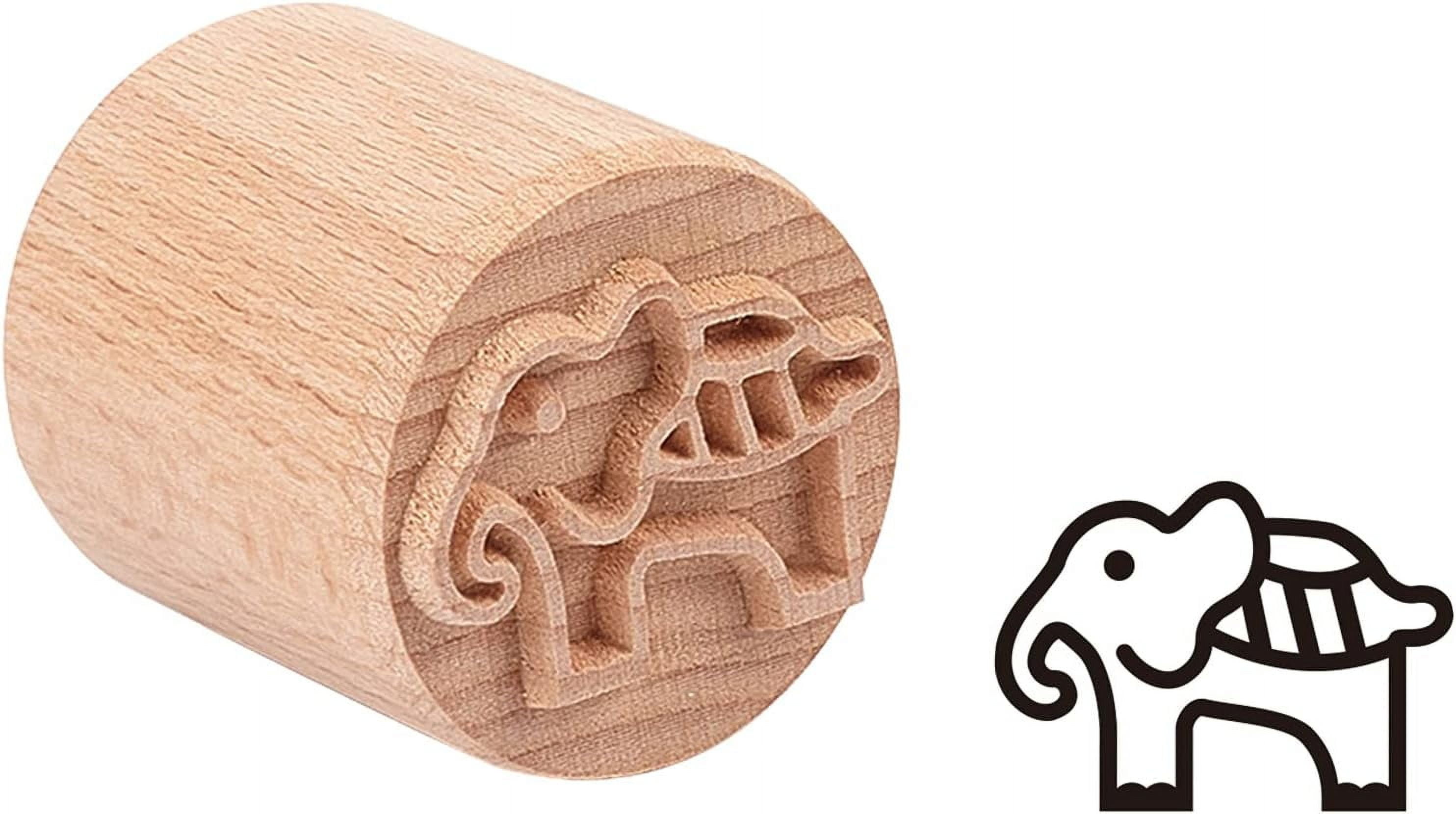 Wood Pottery Tools Stamps 1.4" Polymer Clay Stamps Wood Clay Stamp ...