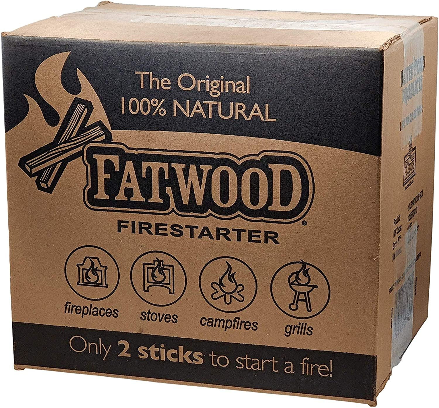 FATWOOD Wood Products Int'l 9910 Firestarter.25 Cu. Ft, 10-Lbs ...