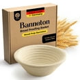 Wood Pulp Banneton Bread Proofing Basket – 9" Round 1.5LB Brotform ...