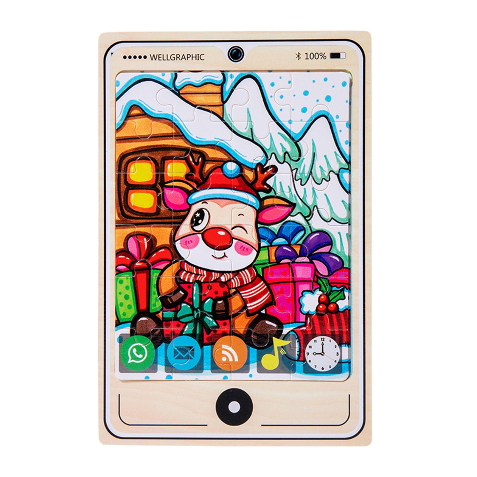 Wood Puzzles Game for Kid, Educational 2D Puzzle Board Game, Cartoon ...