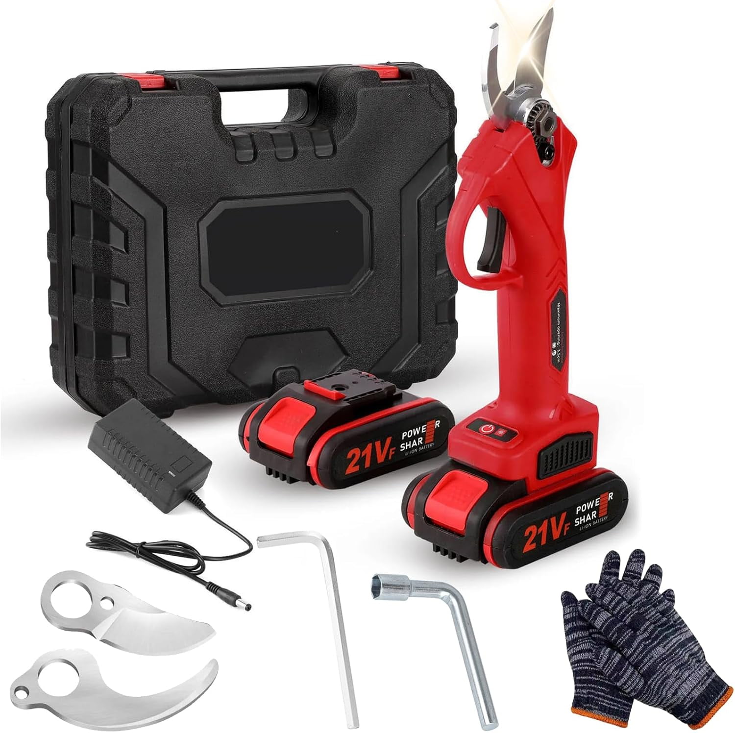 Wood Ranger Power Shears, 1.2" Cutting Diameter Portable Cordless ...