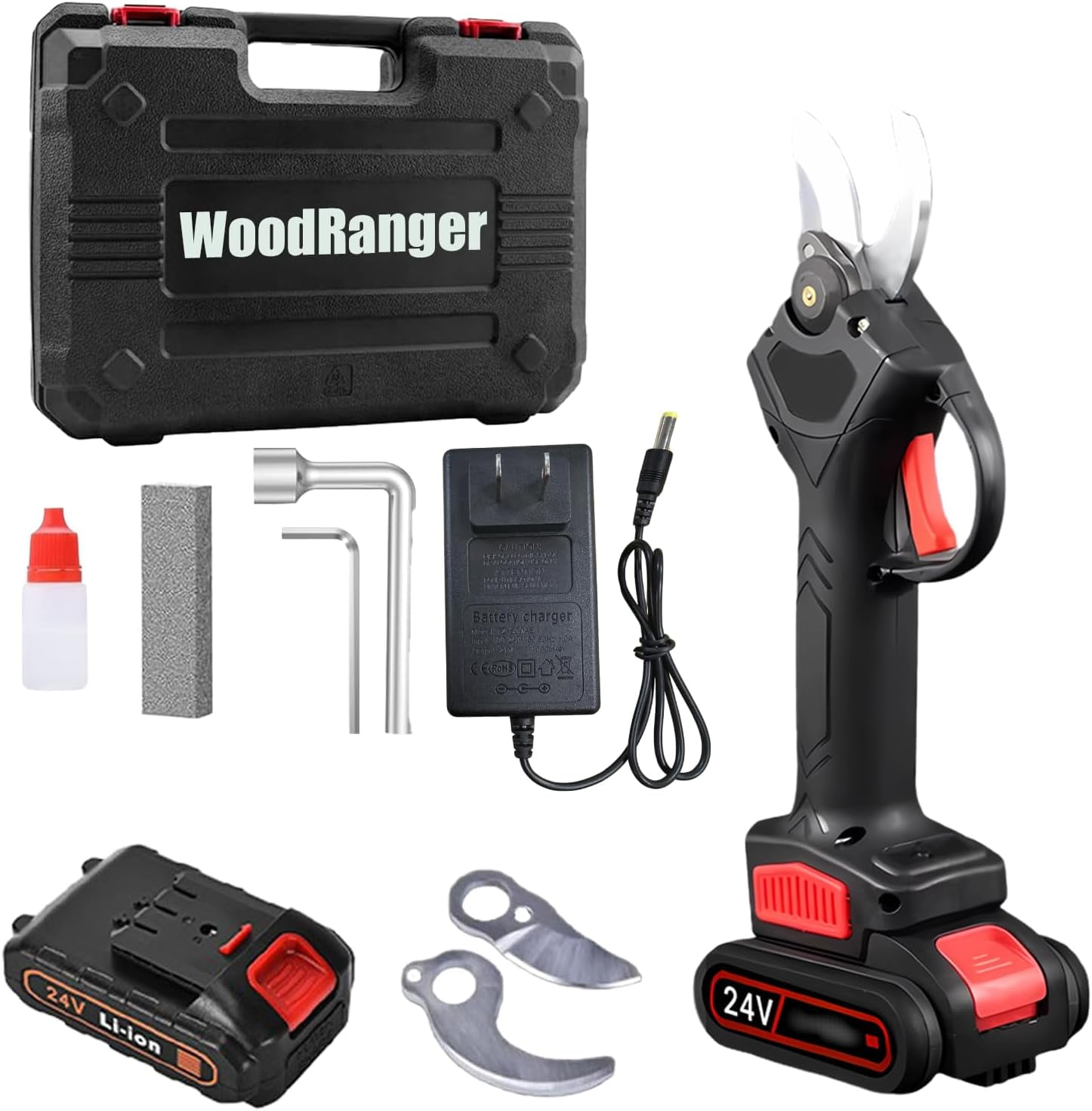 Wood Ranger Power Shears, Professional Garden Cutting Tool with Case ...