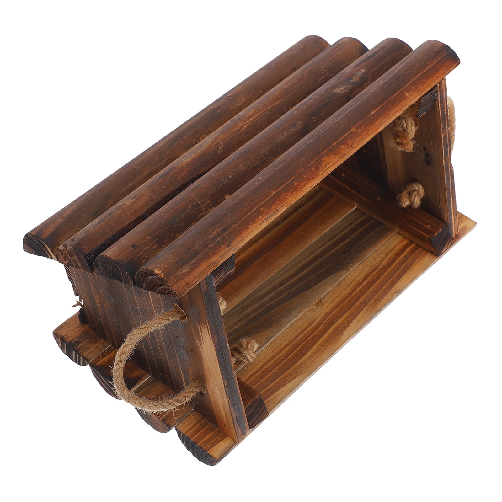 Wood Rectangle Planter Box Flower Pot Wooden Decorative Rustic Wooden ...
