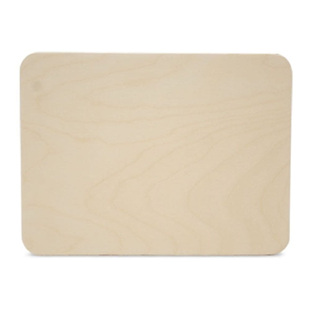 Wood Rectangle Plaque 10-inch x 7-1/2 inch, 1/4-inch Thick, Pack of 2 ...